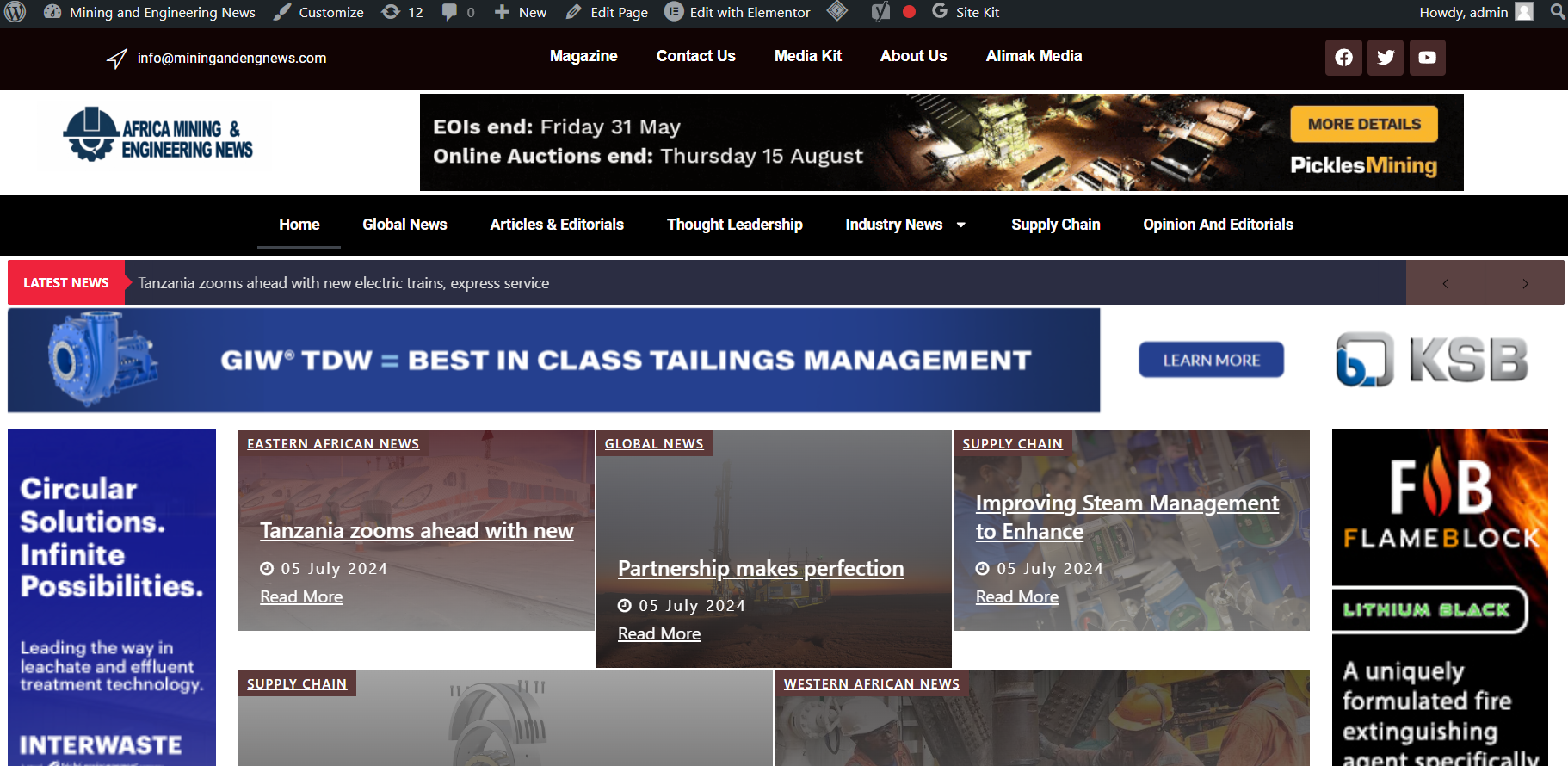 DRC Mining Week wins “Event of the Year” at the Katanga Awards - Africa ...